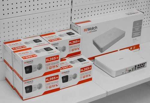 Ip-камеры наружные HiWatch 4Mpx + регистратор