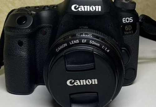 Зеркальный фотоаппарат canon 6d mark ii