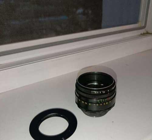 Объектив helios 44 2 + адаптер м42