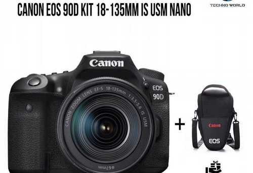 Canon 90d kit 18-135mm nano (Новый)