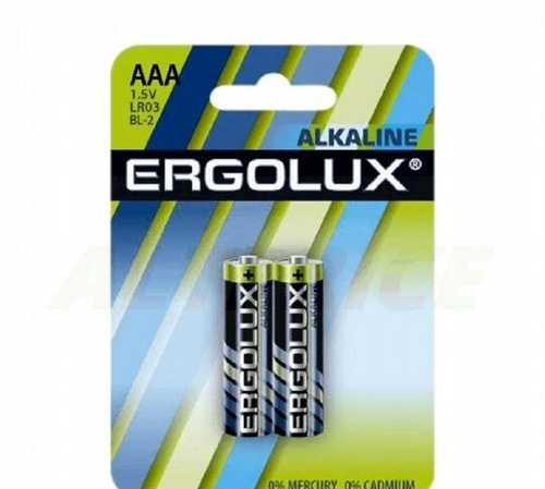 Батарейка Ergolux LR03 Alkaline BL-2 (2 шт. в уп-к