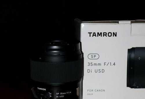 Объектив Tamron 35mm f/1.4 SP Di USD Canon EF