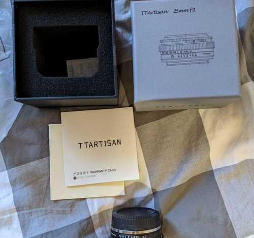 Объектив Ttartisan 25mm f 2 мануальный