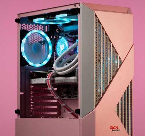 Игровой пк atlas292 RTX 4060Ti 8GB NEW i5-12400F Evesky firerose F3-A pink