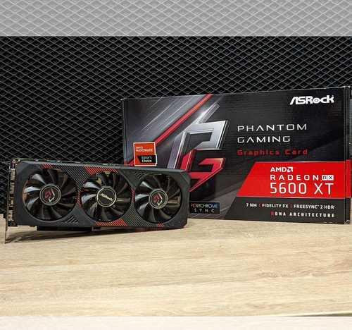 Видеокарта ASRock RX 5600 XT 6 GB Phantom