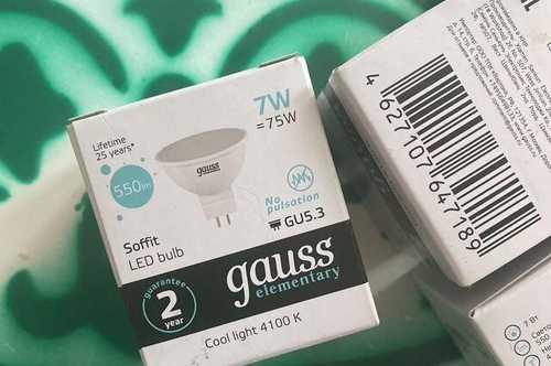 5 светодиодных софита gauss