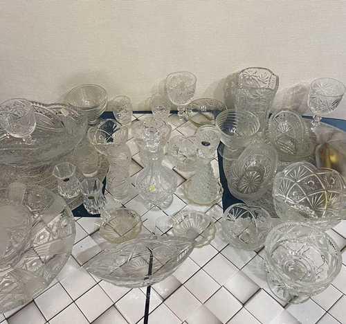 Хрустальная посуда богемия, чехия