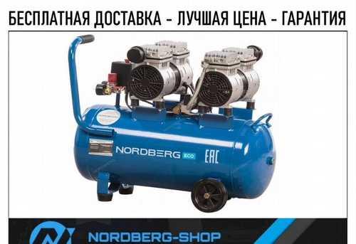 Компрессор безмасляный 50 Л nordberg nceo50/210