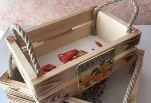 Ящик деревянный для кухни