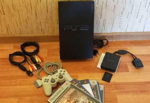 Sony Playstation 2 Original с набором из 6 игр
