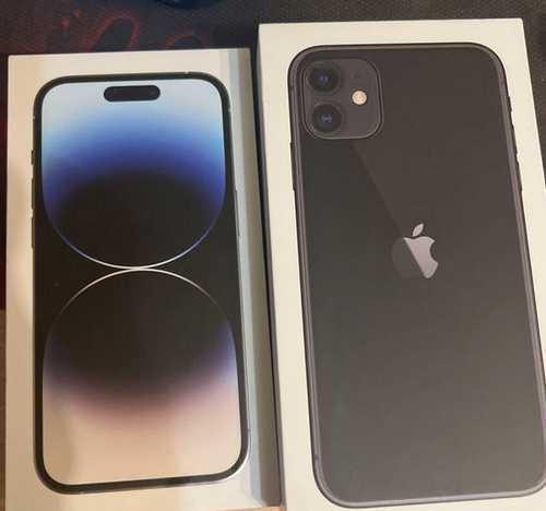 Коробка от iPhone 11 и 14 pro