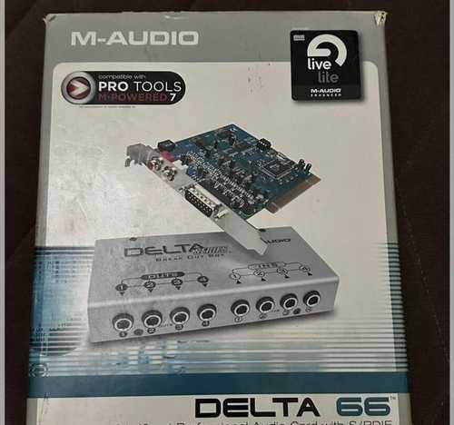 Звуковая карта m audio delta 66