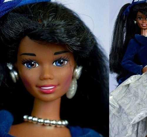 Винтаж Winter velvet Barbie,1995