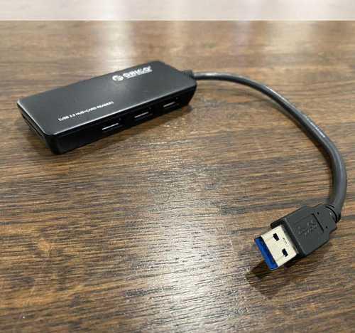 USB-разветвитель orico на 5 портов с поддержкой TF