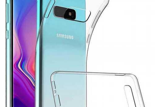 Силиконовый чехол для Samsung Galaxy S10e, прозр