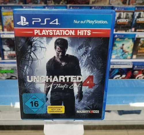 Uncharted 4 PS4 б.у субтитры