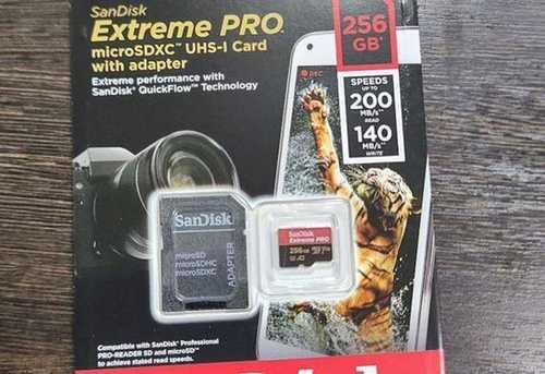 Sandisk Extreme Pro 256Gb Карта памяти MicroSD