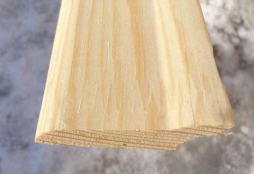 Плинтус деревянный напольный 20х50;60