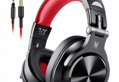 Беспроводные DJ наушники OneOdio Fusion A70 red