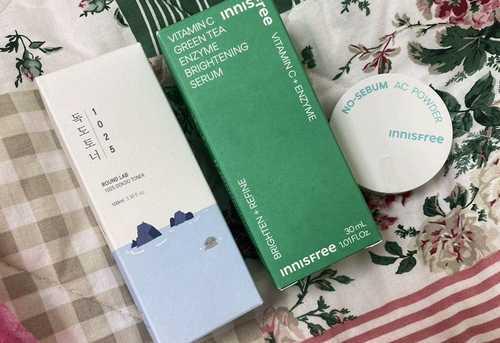 Набор косметики round lab innisfree новый