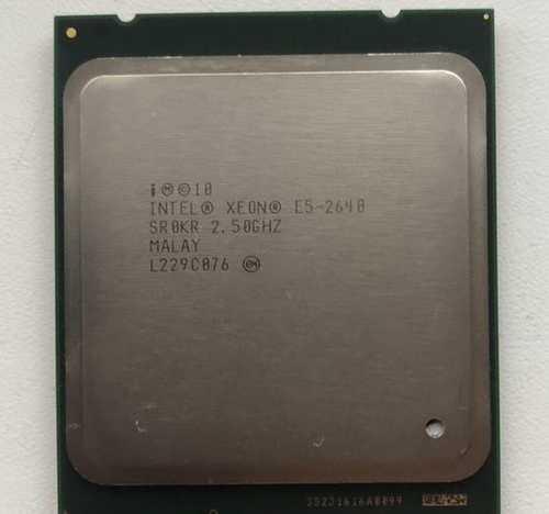 Процессор intel xeon e5-2640