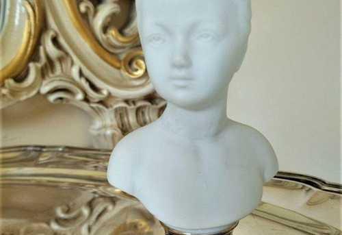 Антикварный бюст статуэтка Capodimonte фарфор биск
