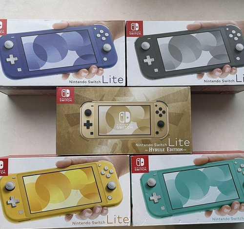 Новые прошитые Nintendo Switch Lite   любые игры