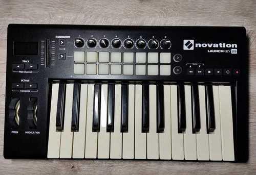 Novation launchkey 25 mk2. midi клавиатура