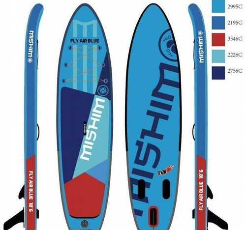 SUP (сап) Доска mishimo FLY AIR blue 11’ (335см)