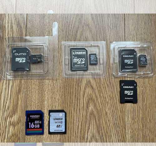 Карты памяти microsd и SD