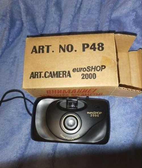Фотоаппарат пленочный (мыльница) euroshop 2000.нов