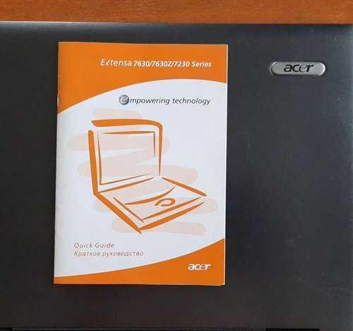 Ноутбук Acer Extensa 7630Z бу