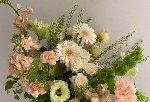 Букет цветов "пастельная гармония"