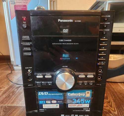 Музыкальный центр panasonic sa vk660