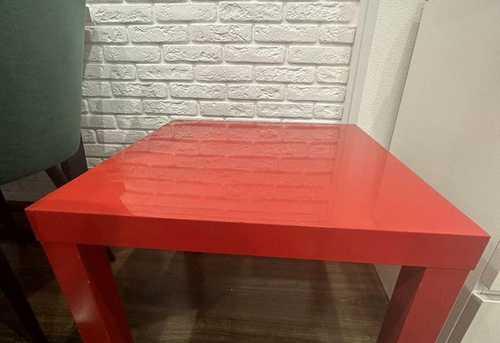 Столик IKEA красный