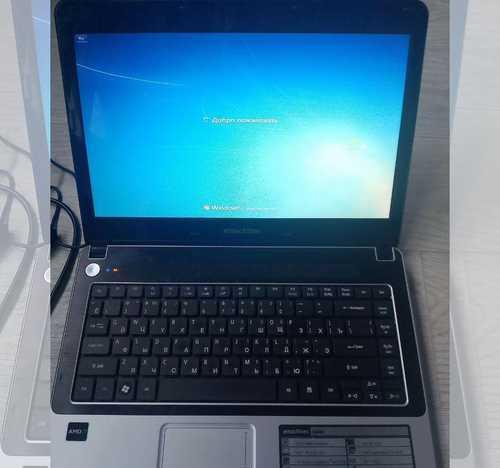 14" eMachines D440-1202G16Miks, V Series, RAM 2 ГБ, 160 ГБ, ATI Mobility Radeon HD 4250