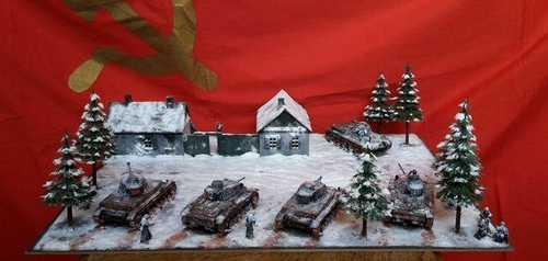 Танковый бой. Германия СССР. 1941 г Панорама