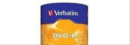Verbatim Диски DVD-R 4.7Gb 16-х, 100 шт, Cake B