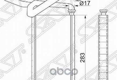 Радиатор отопителя салона toyota land cruiser P
