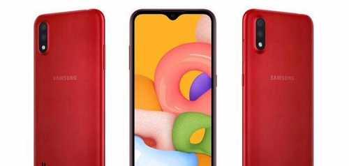 Samsung Galaxy A01 2/16GB, красный