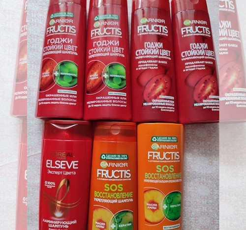 Шампунь для волос Fructis, Elseve, бальзам Fructis