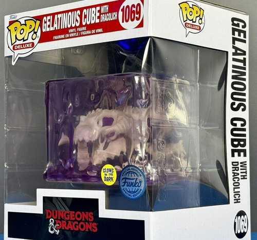 Funko Pop 1069 Gelatinous Cube with Dracolich D&D