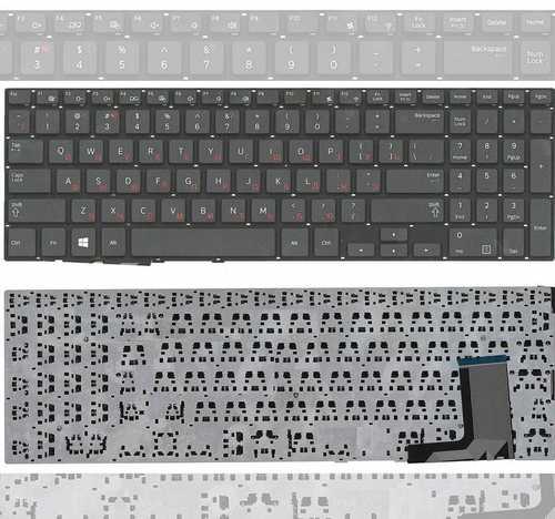 Клавиатура Samsung NP370R5E, NP510R5E черная