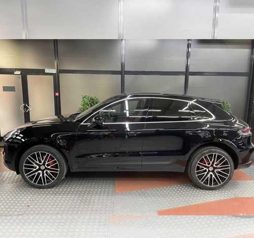 Оригинальные диски R21 на porsche macan