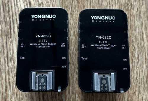 Комплект радиосинхронизатор Yongnuo YN-622C Canon