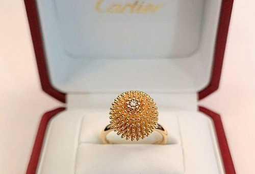 Cartier Cactus золотое кольцо с бриллиантом