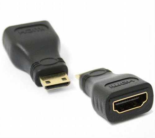 Переходник minihdmi (M) - hdmi (F) #29200