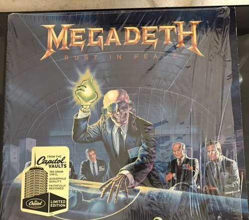 Megadeth - Rust in Peace LP, винил