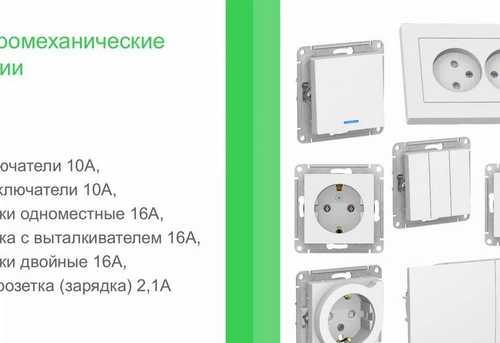 Розетка Schneider Electric atlas design