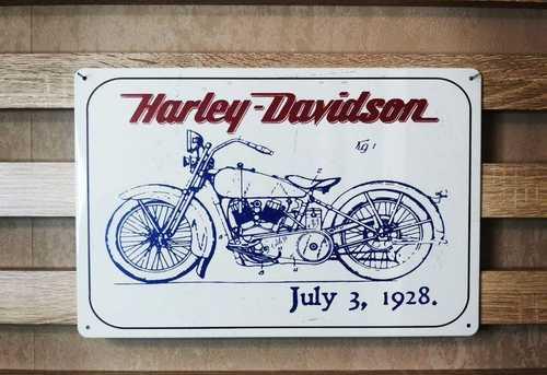 Декор на стену Harley-Davidson